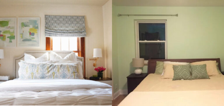 How to Hide an Off Center Window Behind Bed | 7 Ways
